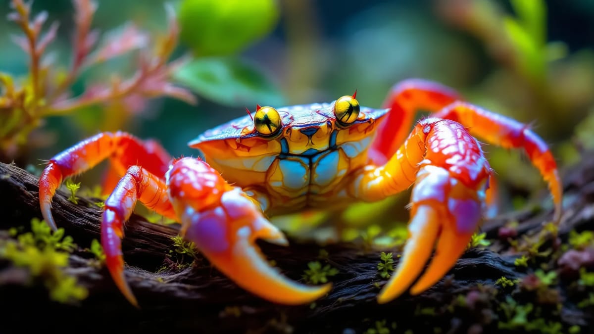 Tout sur le crabe vampire : variétés, entretien, habitat, conseils